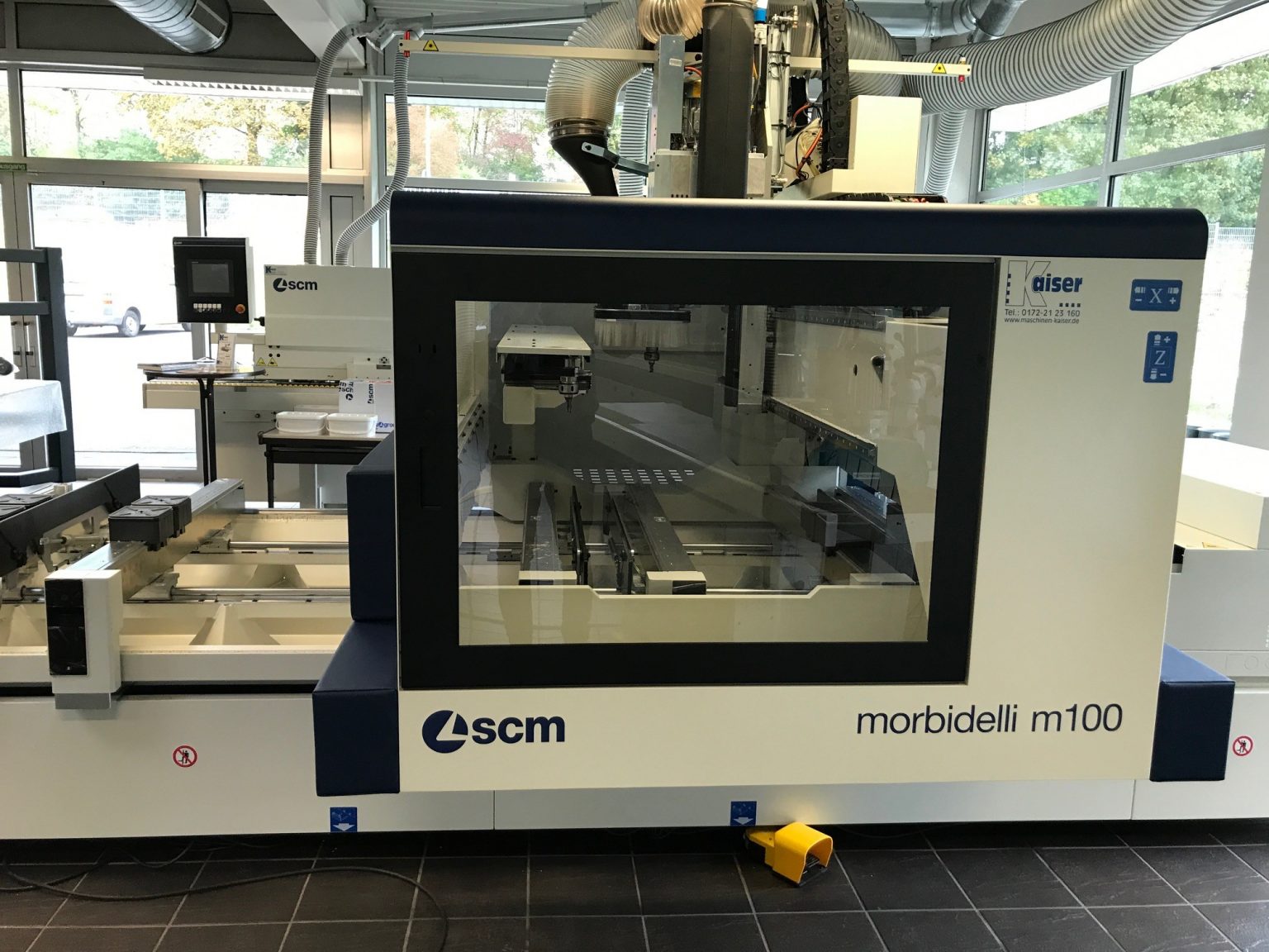SCM – CNC morbidelli m100 als 3-Achs Maschine - Maschinen Kaiser